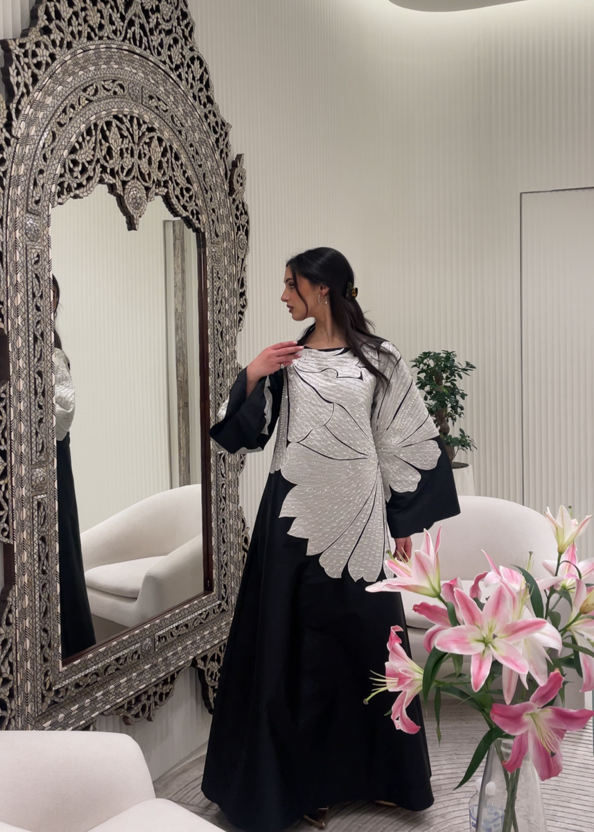 Layla Kaftan Gown - Black – DARUSHA